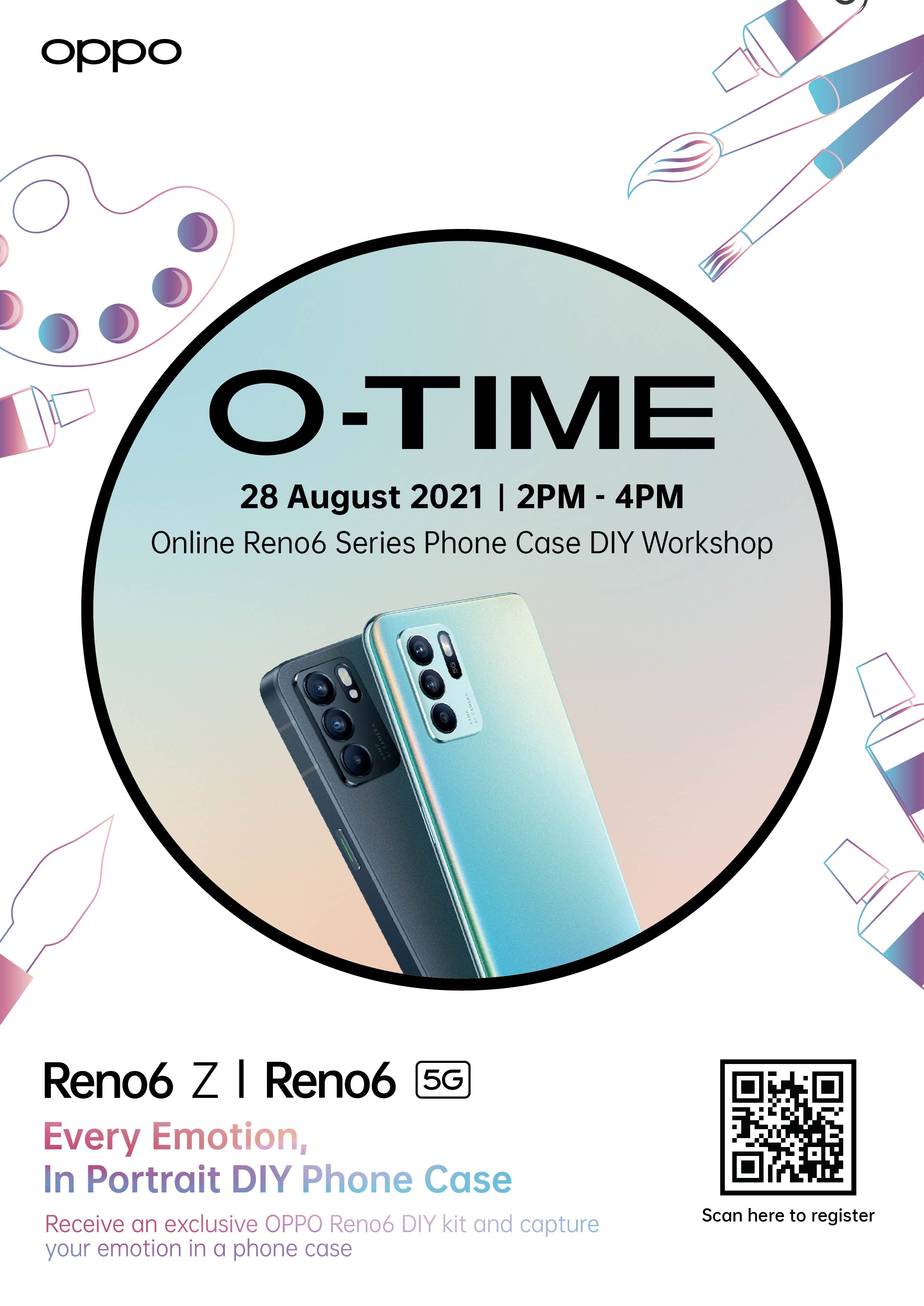 Is Tomorrow!【OPPO Reno6 O-Carpet Phone Pick-up Event】
