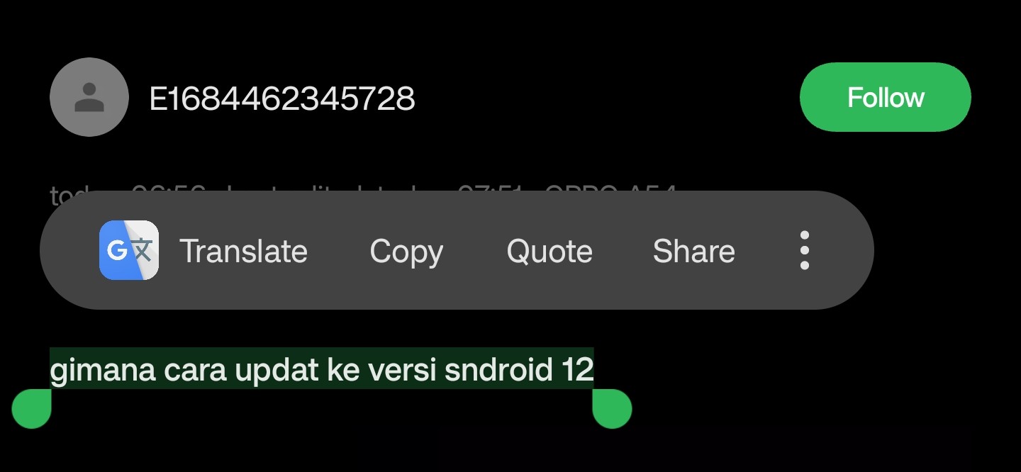 Translate suggestion