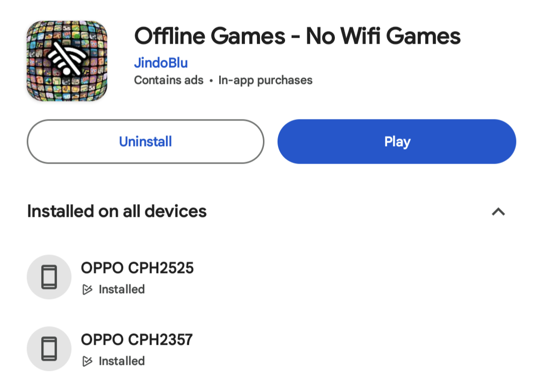 My Casual Game Recommendation — OFFLINE GAMES