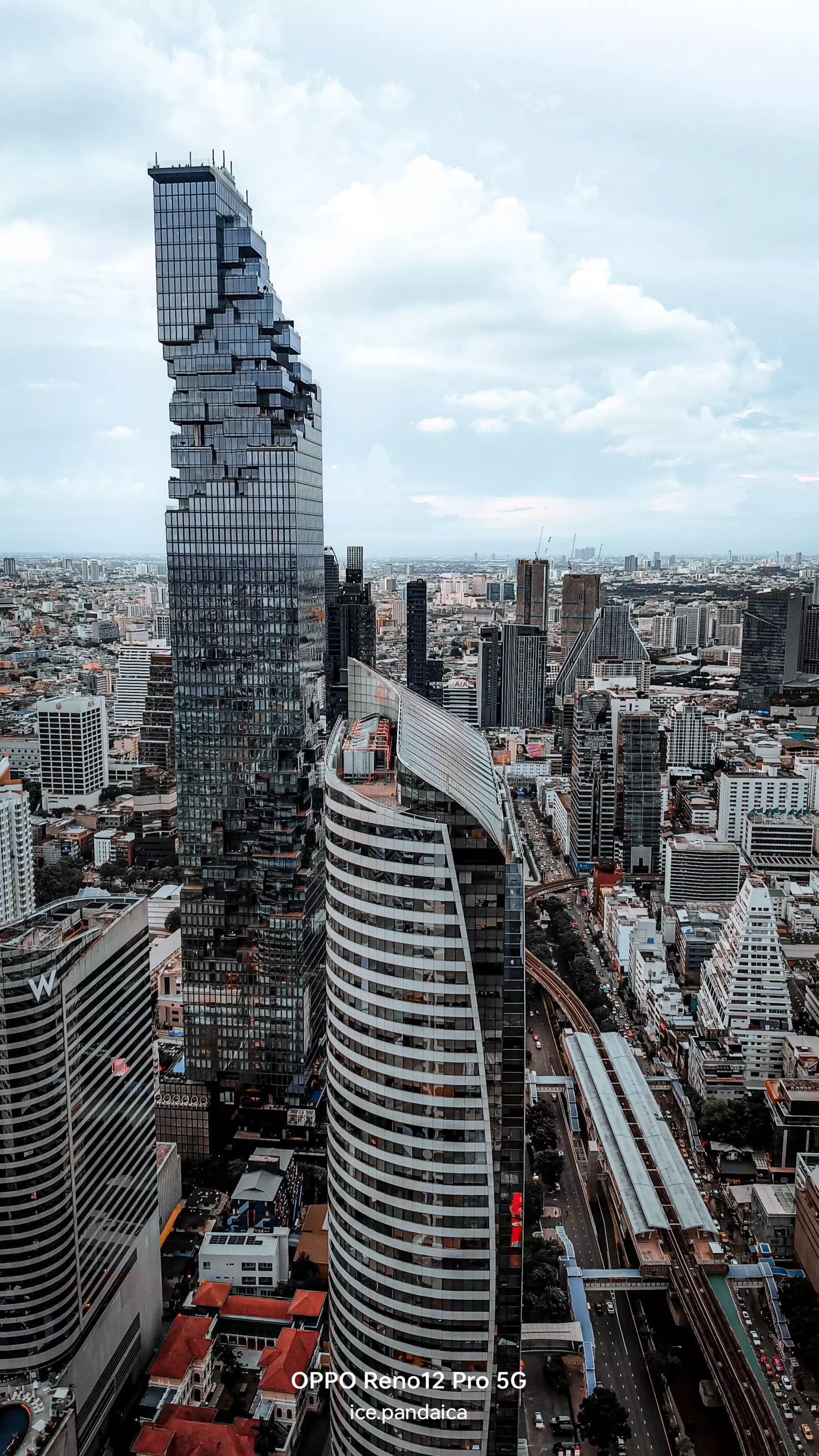 Mahanakorn Skyscraper Night, Twilight and Day shots with OPPO Reno12 Pro