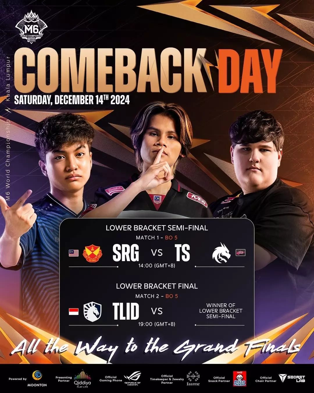 MLBB M6 World Championship Lower Bracket Final Matches