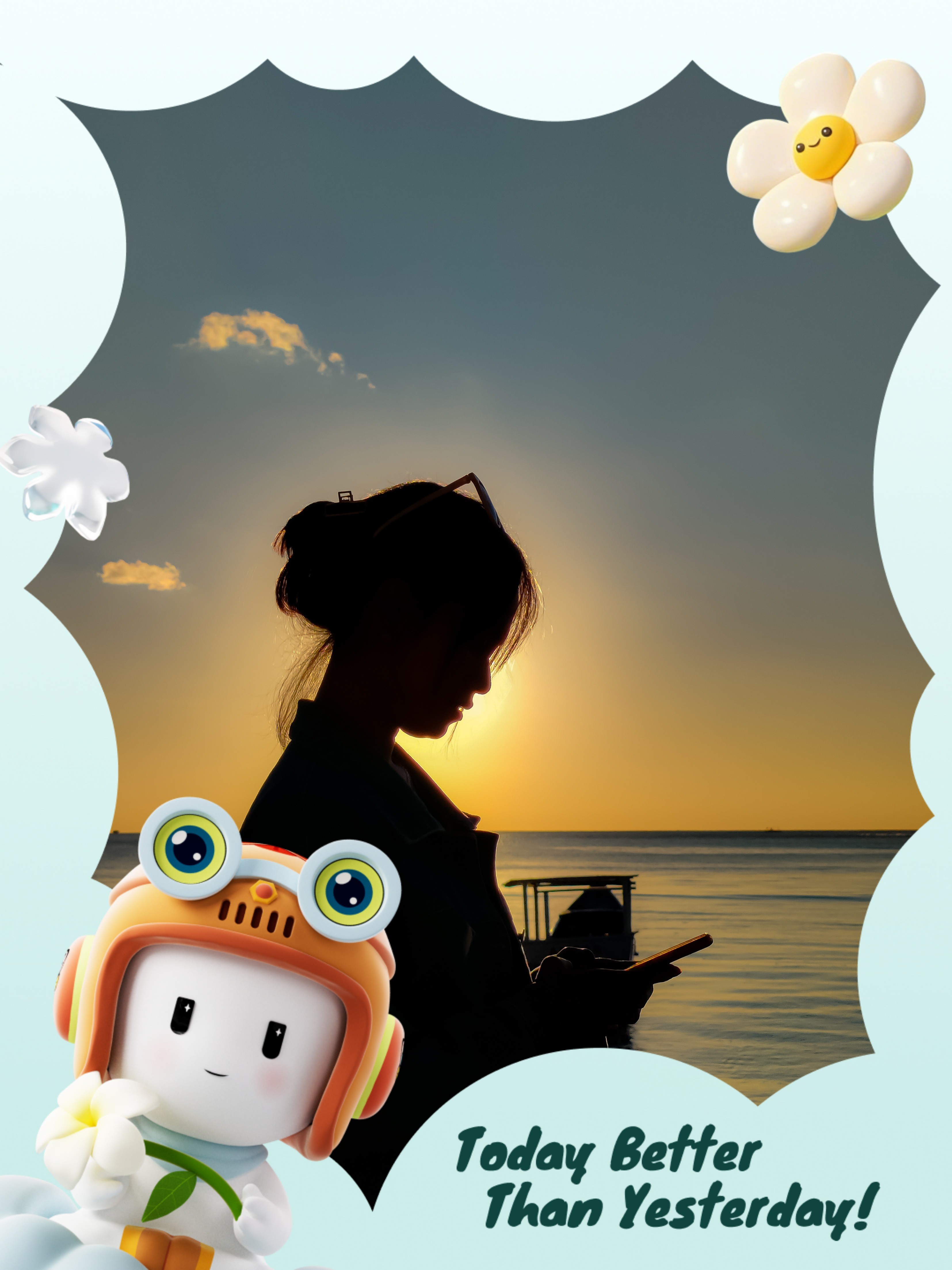 Cute Ollie Elemental Frame
