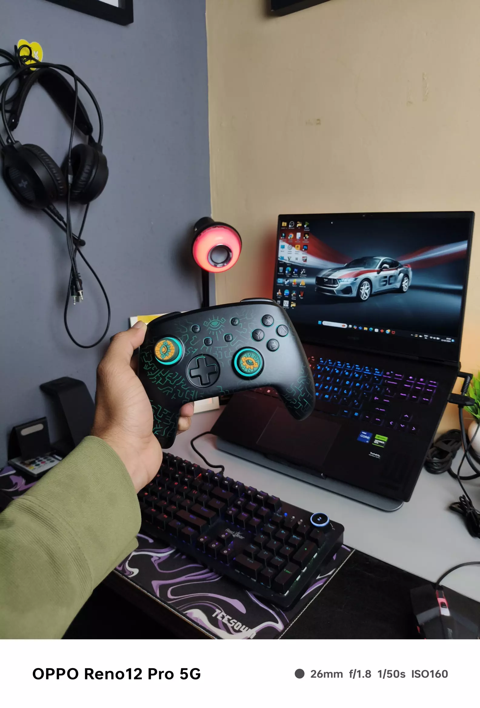 My Small Room Gaming Setup 😍⚡( Shot on : OPPO Reno 12 Pro 5