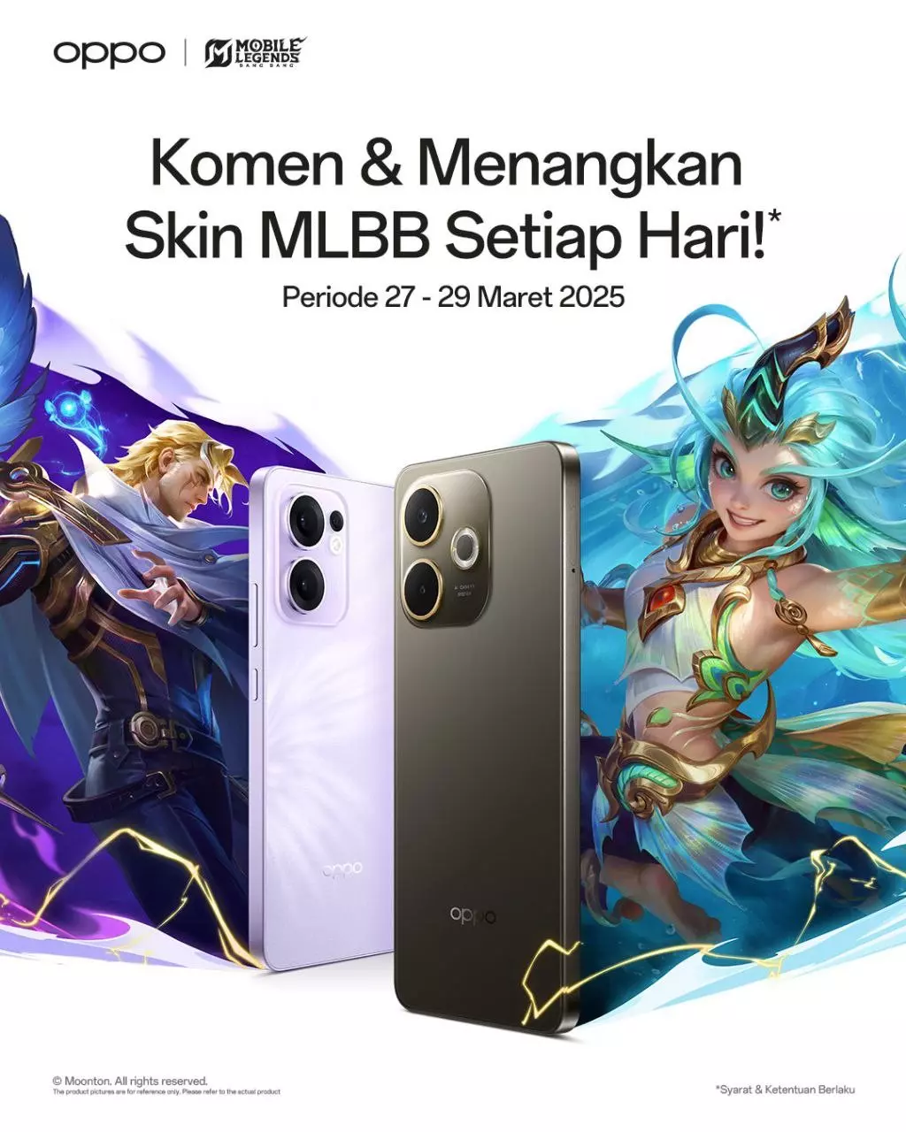 Komen dan Menangkan Skin MLBB Setiap Hari dari OPPO Indonesia