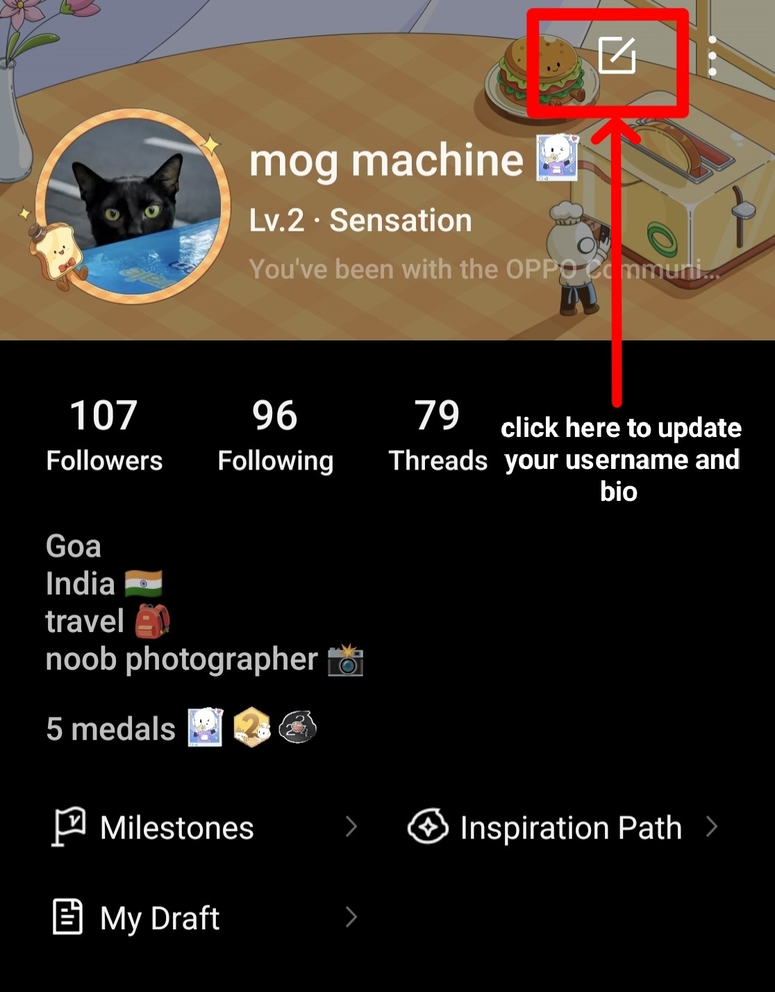 Hi my device name is oppo f23 5G Yastarday update in colour