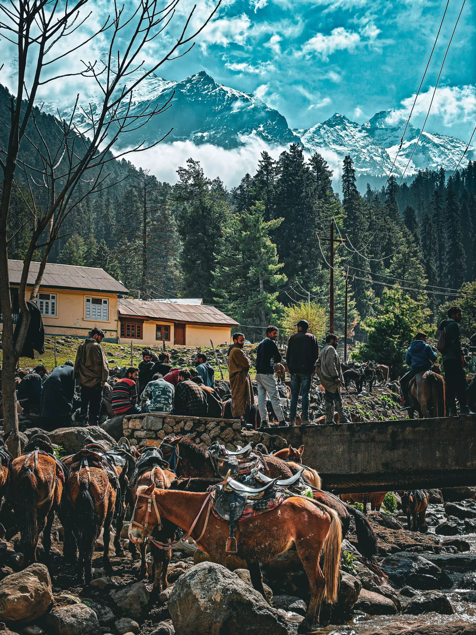 Back then, I used to just look at the views while traveling.