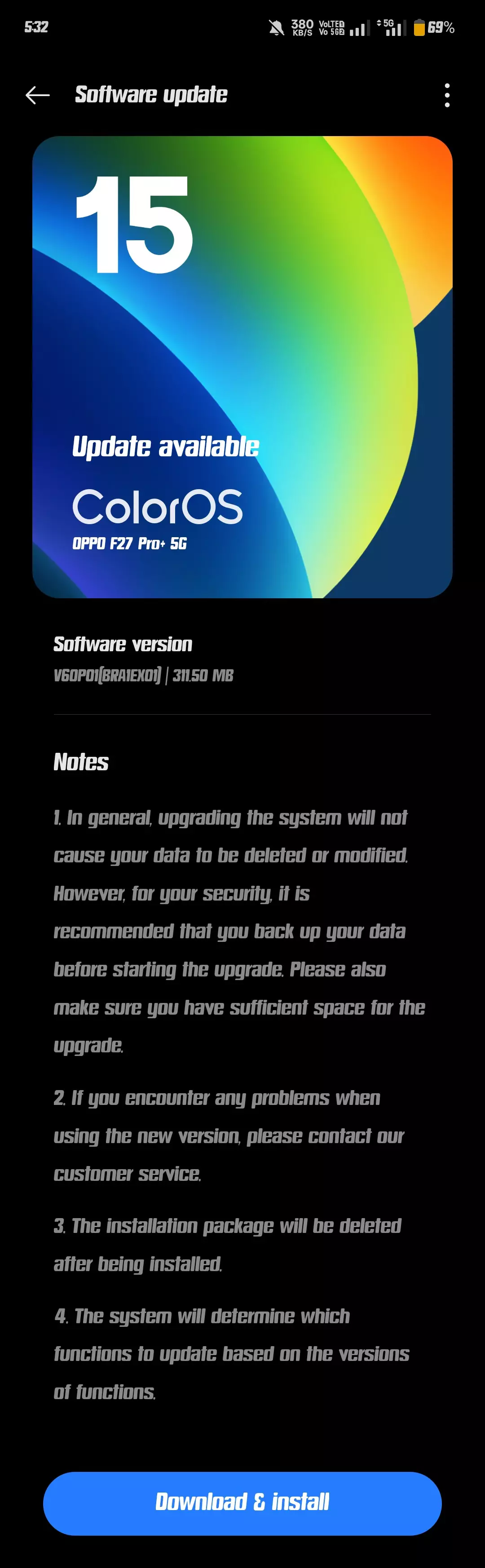 Oppo f27 pro plus