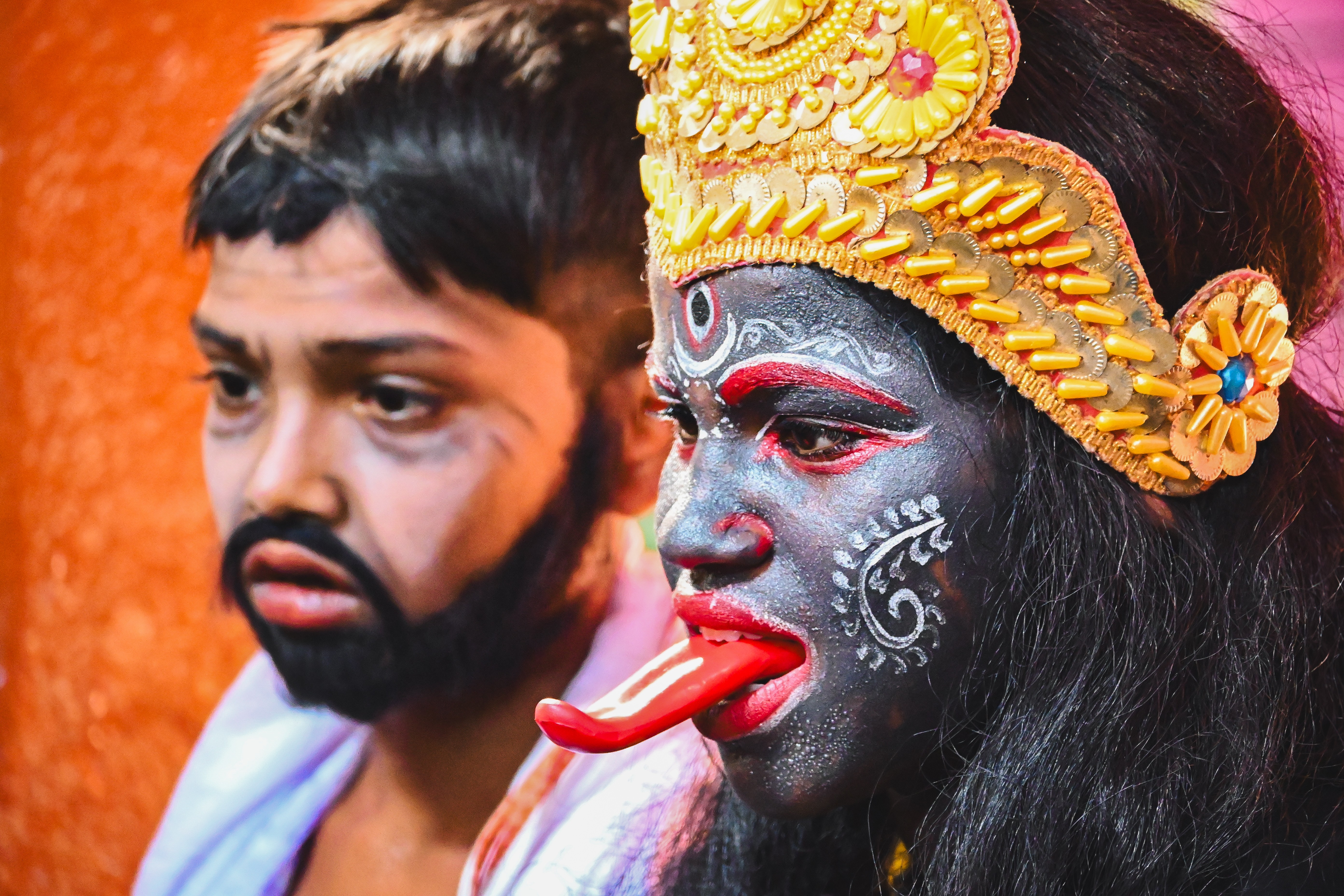 Gajon is a traditional Hindu folk festival celebrated in Wes