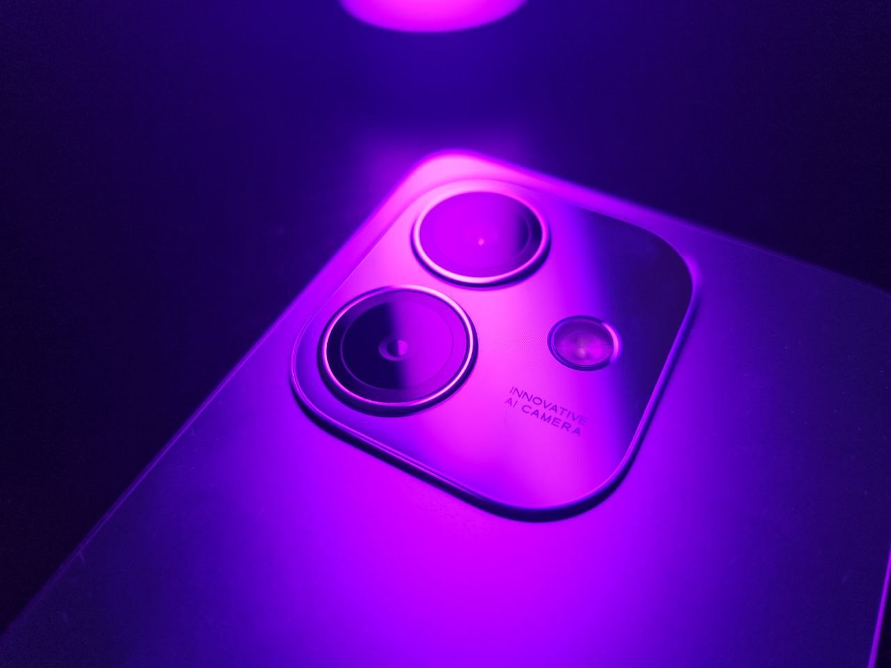 A little bit of the OPPO A40's camera module. It's design is