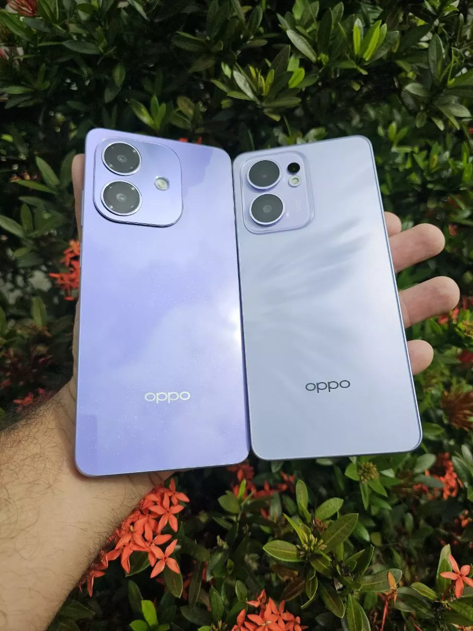 In the left, my beggining in OPPO devices. The A40 is stylis