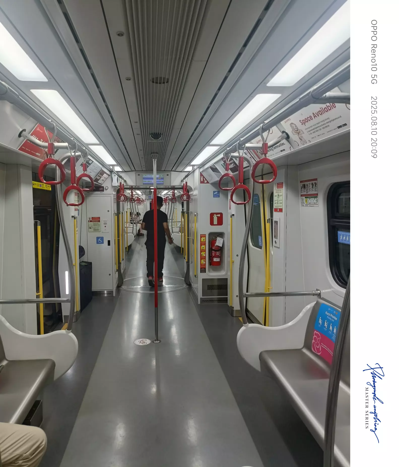 Early morning on the LRT feels calm and unhurried. The clean