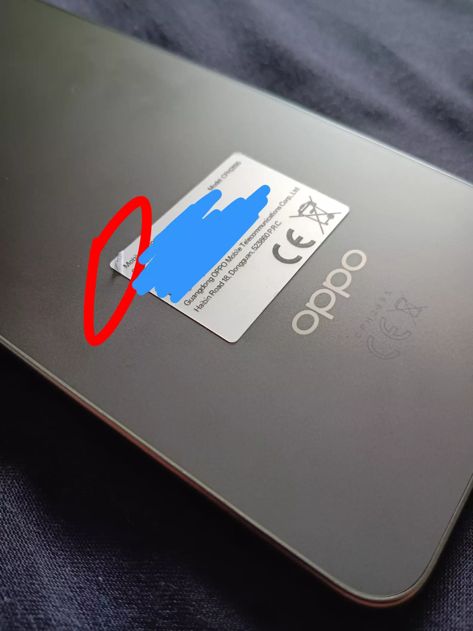 Oppo A5 Pro 5G sticker