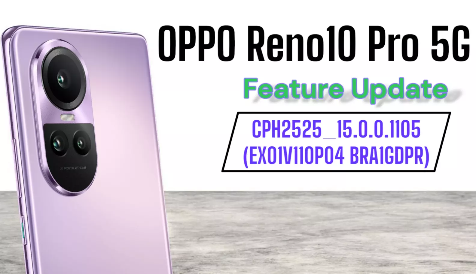 Feature Update OPPO Reno10 Pro EX01V110P04 BRA1GDPR