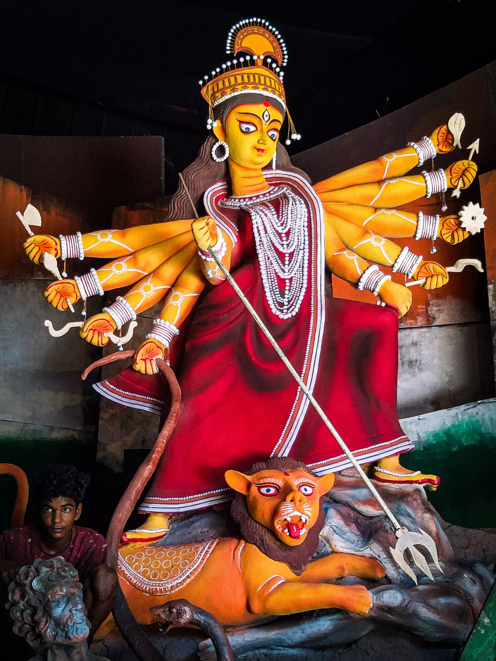 Kolkata Durga Pujo 2025 ️ Pujo Porikroma ..... Device- Oppo