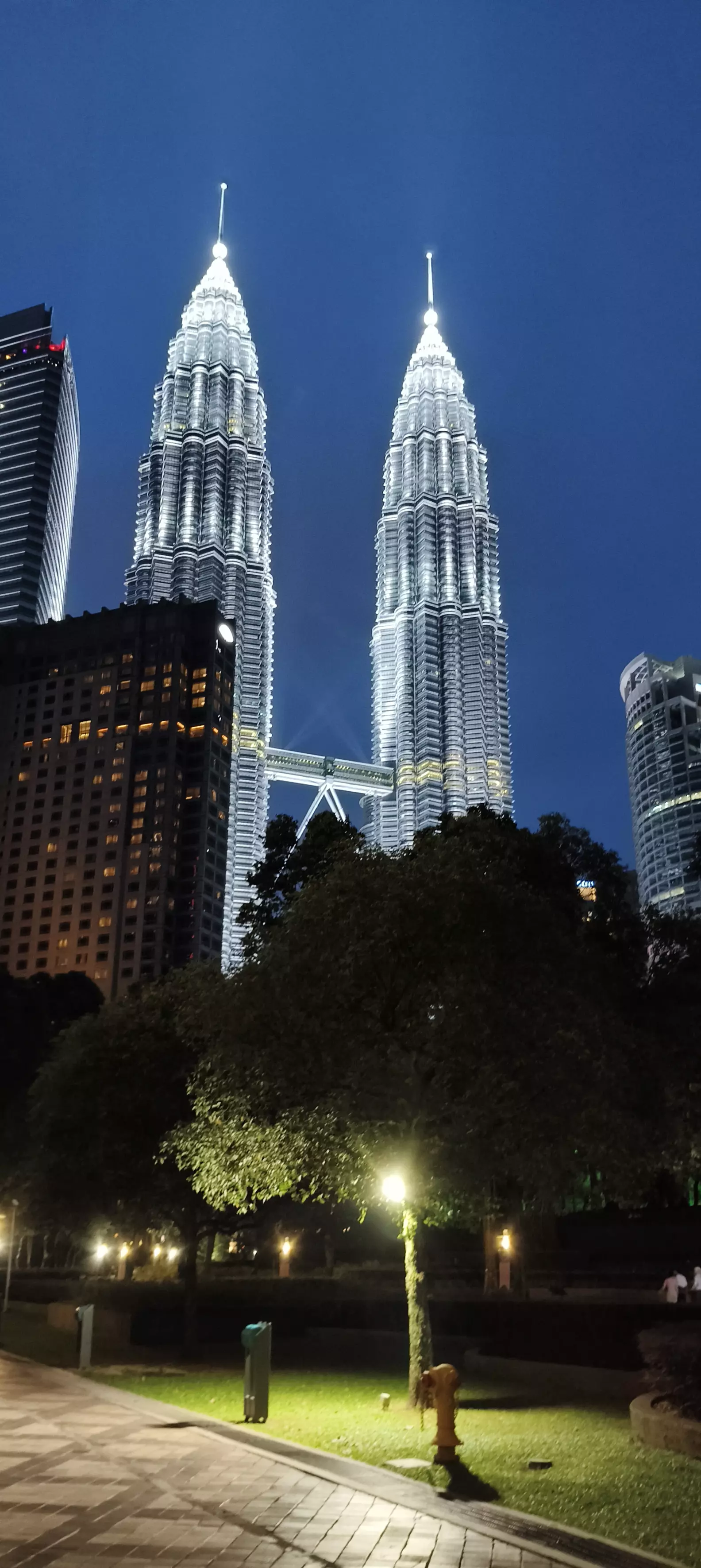 Night view at KLCC . Kuala Lumpur