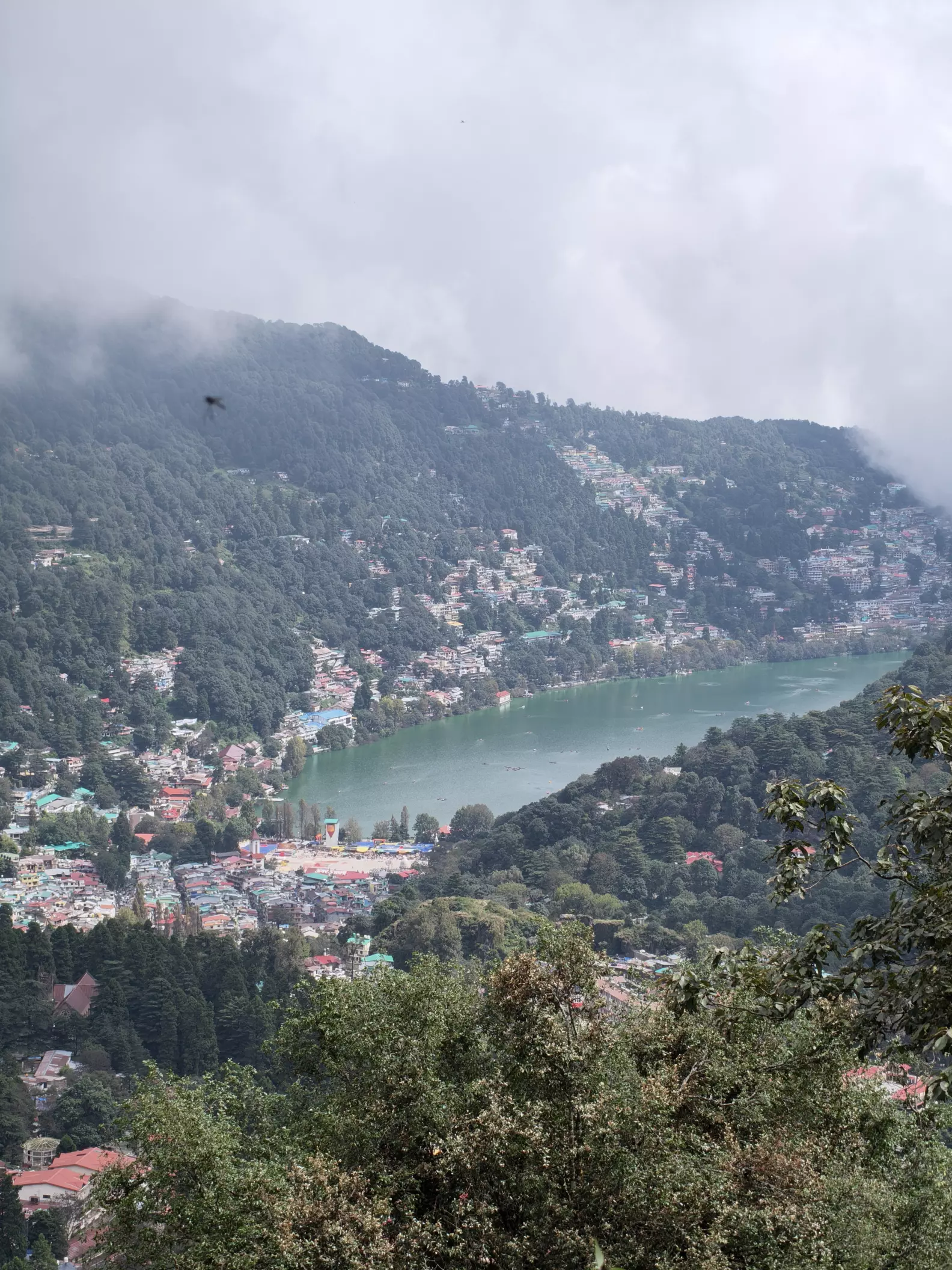 The clouds put on a show! This spectacular vista, captured n