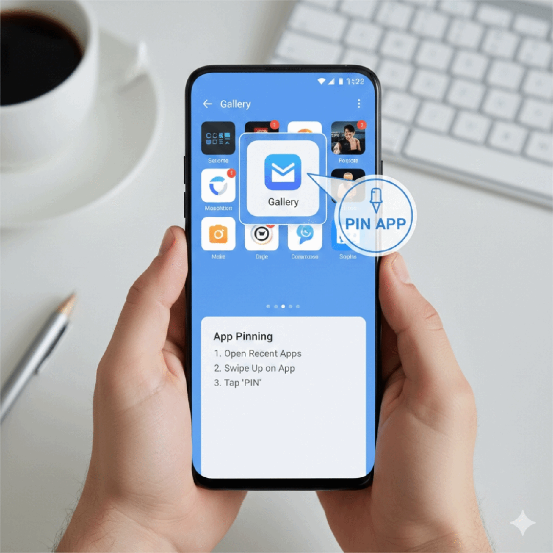 Pin It📌 , Protect It: Smart App Pinning on my OPPO device