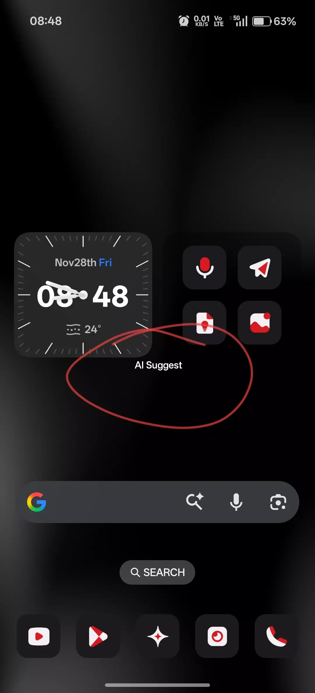 How to remove widget name from homescreen?