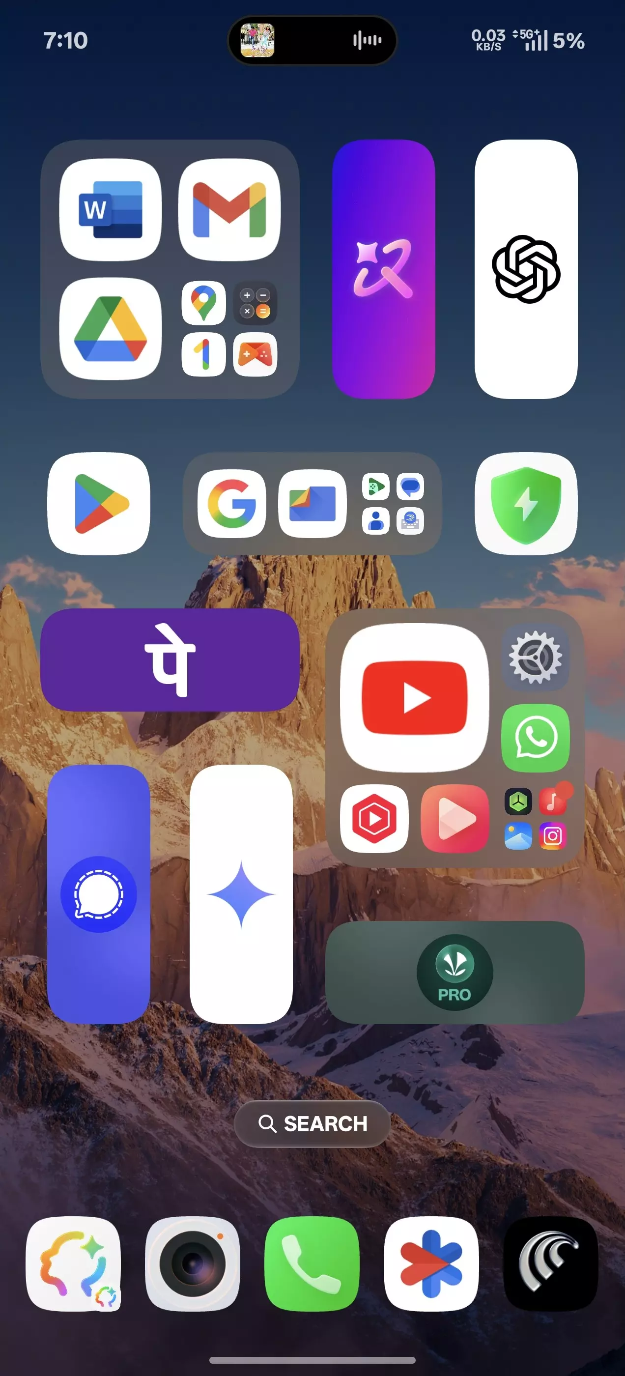 Here are the some of the Screenshots of Home screen from Col