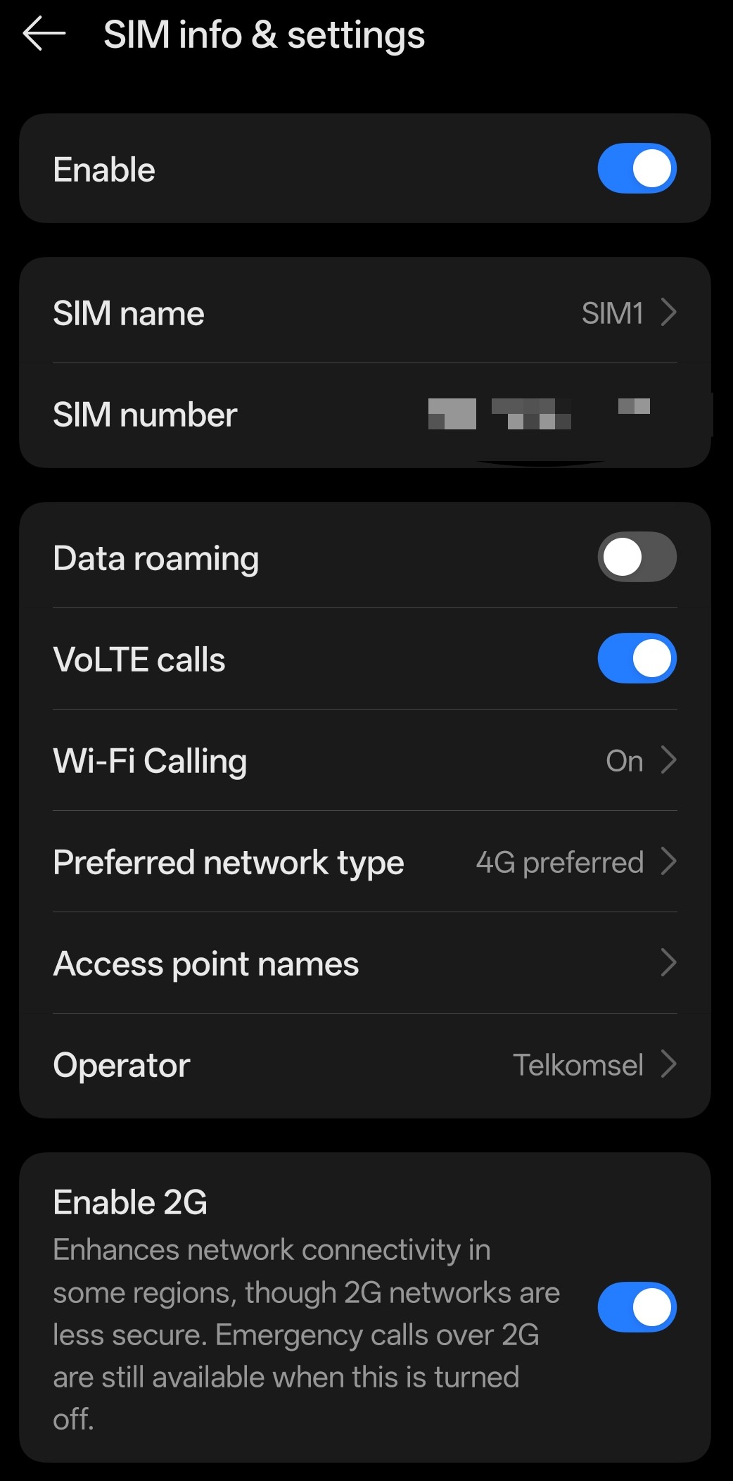 Why does the wifi calling feature not appear in settings, i use an oppo ...