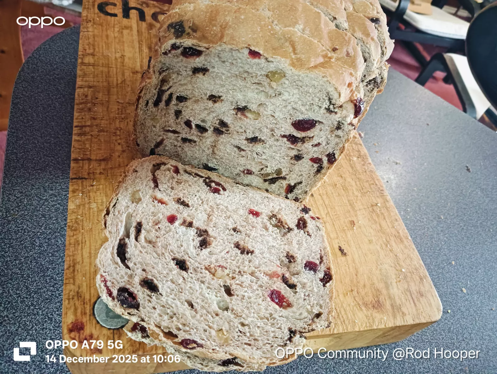 I enjoy making bread. I made up this recipe to use up some p