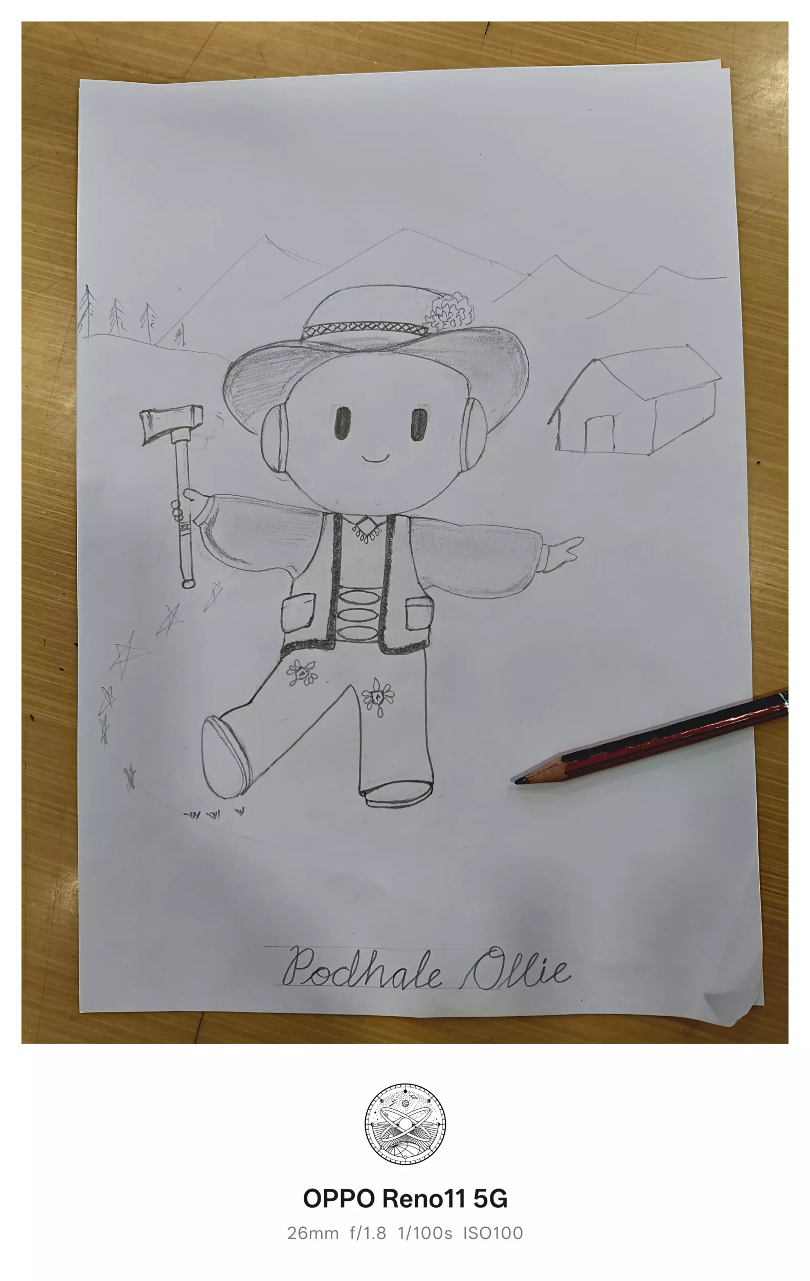 Pencil, Paper, and Mood: My Journey Drawing Podhale Ollie
