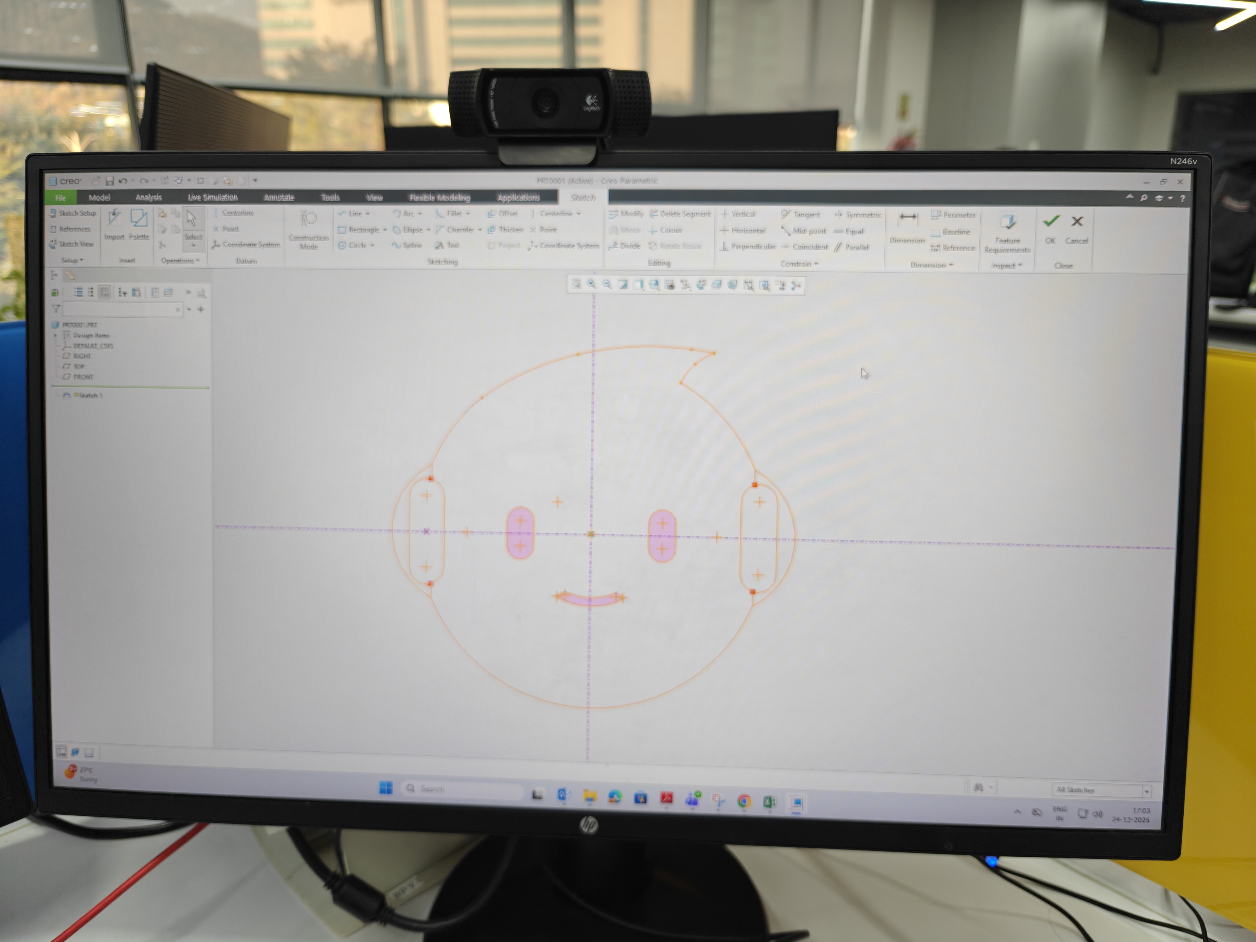 Brought Ollie into my workday, where ideas turn into sketche