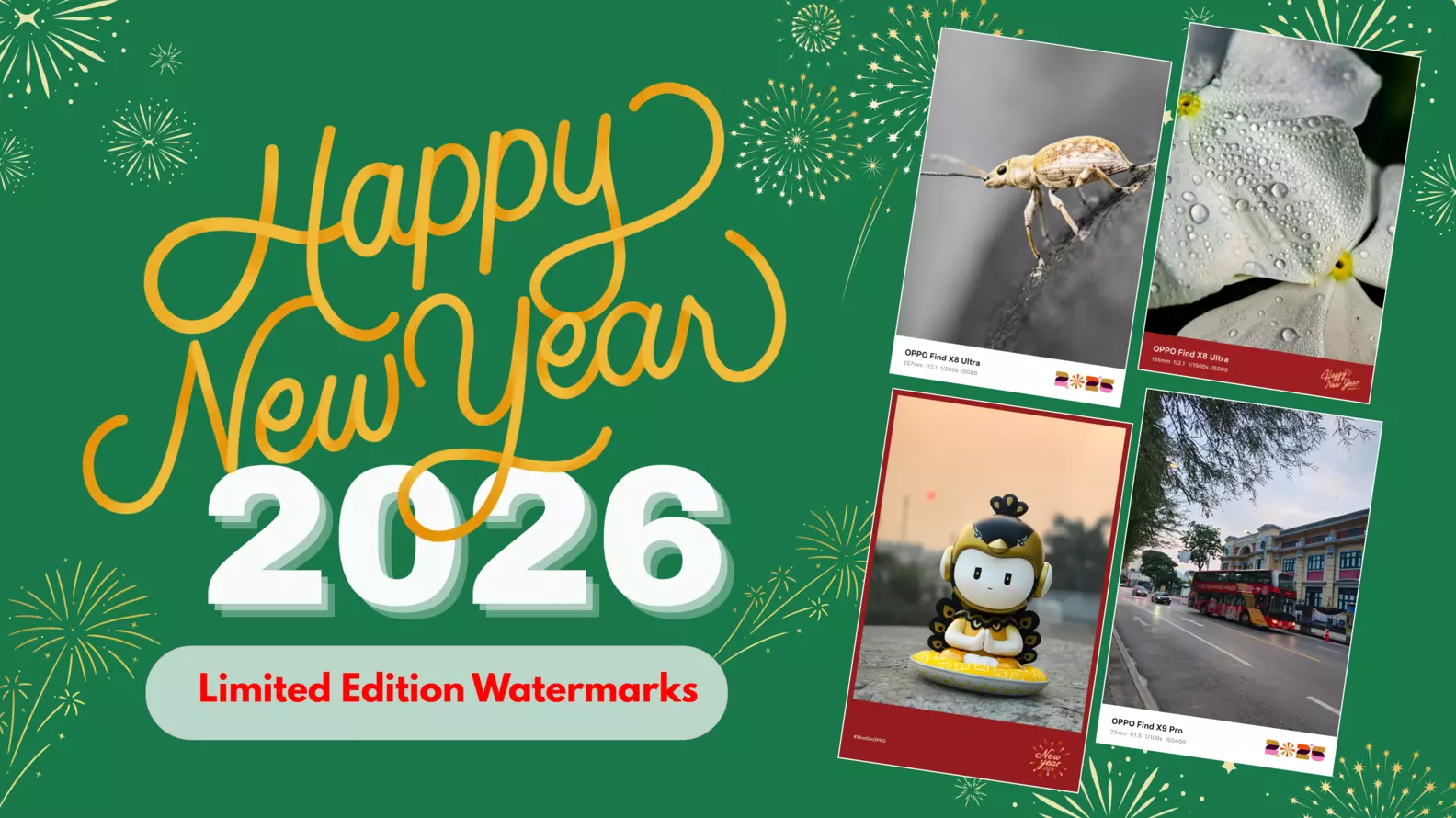 [Limited Edition] Celebrate 2026 with the Special New Year Watermarks