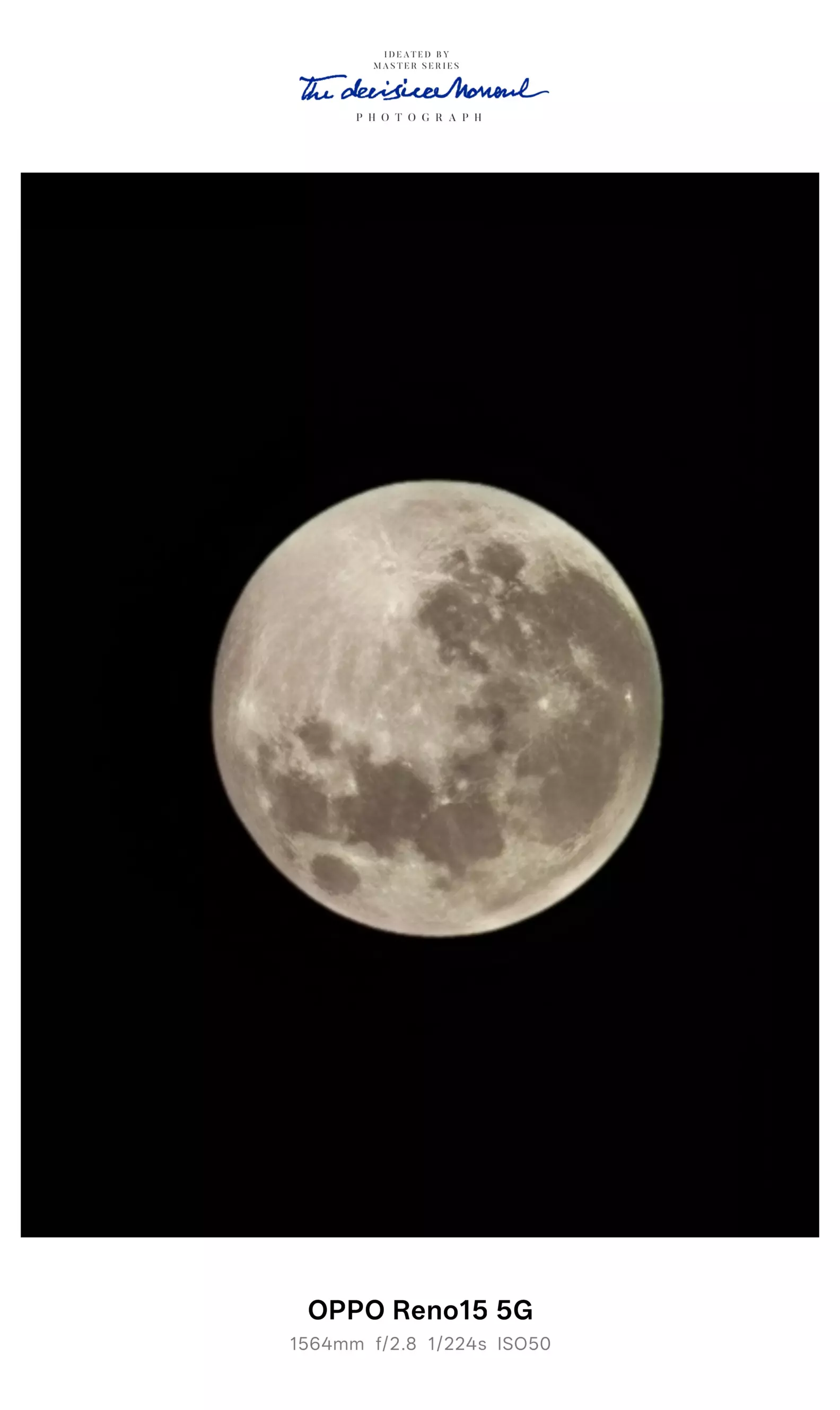Last night, I tried to get a little closer to the moon.The d