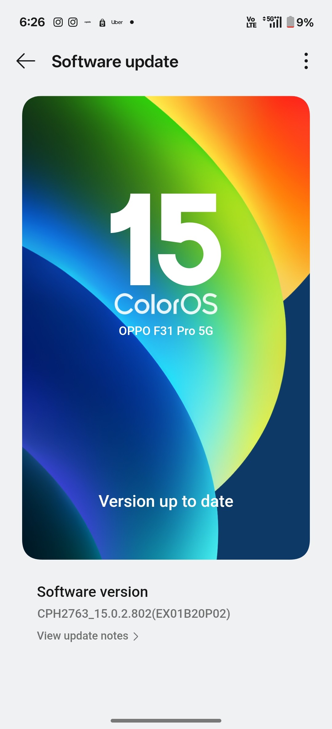 Hey oppo for the oppo f31 pro 5g color os 16 have not beta u