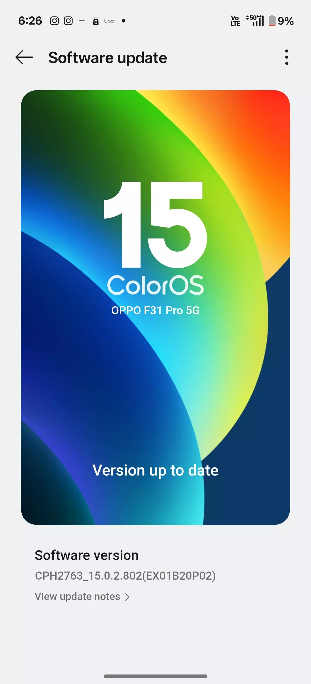 Hey oppo for the oppo f31 pro 5g color os 16 have not beta u