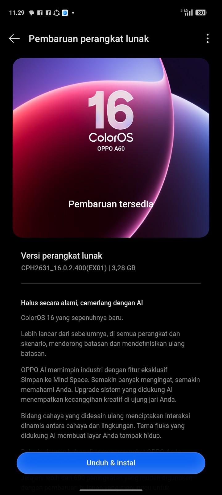 Color OS 16 Update release date?