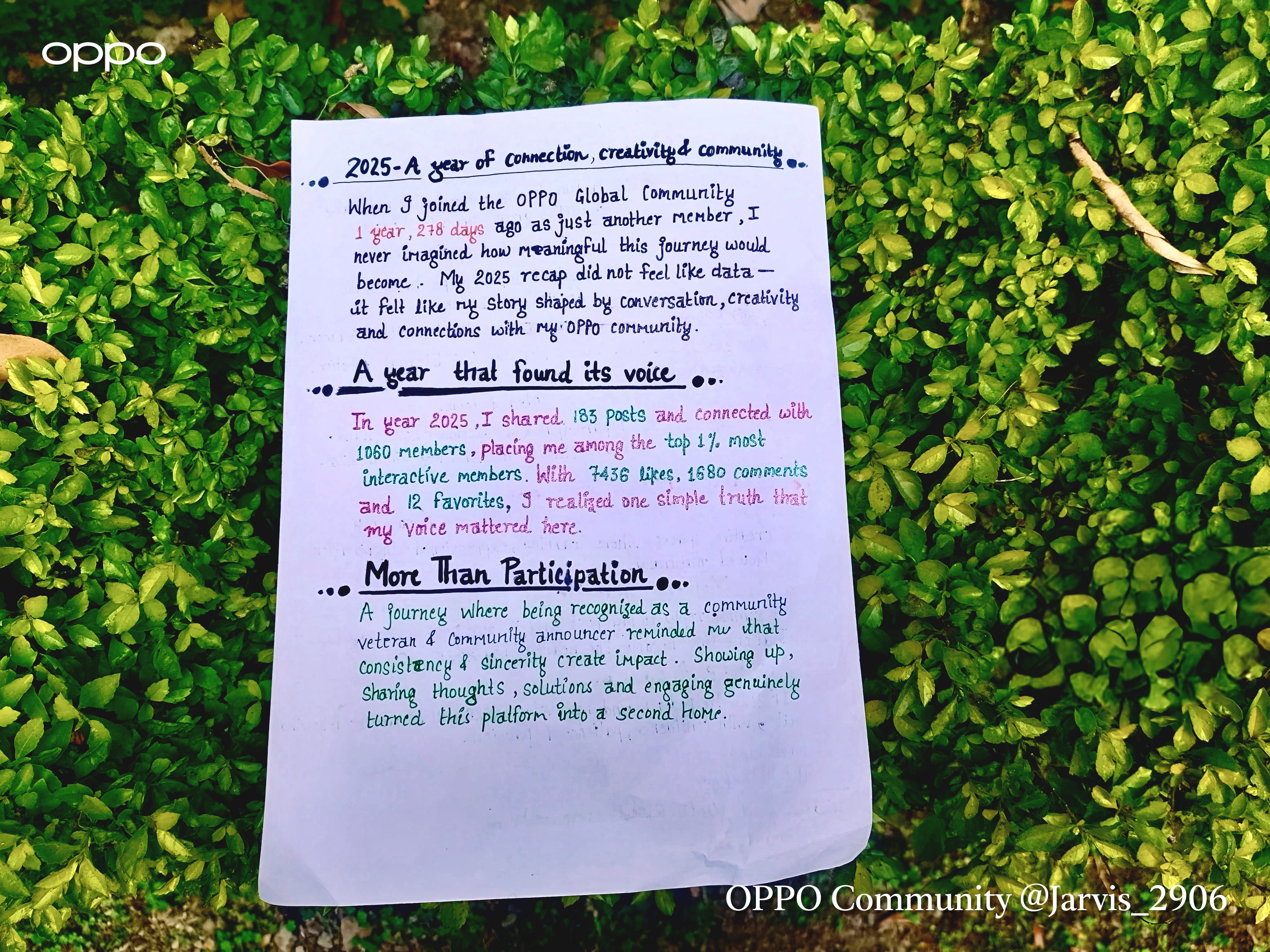 From a Member to a Storyteller: My OPPO Community Journey of 2025