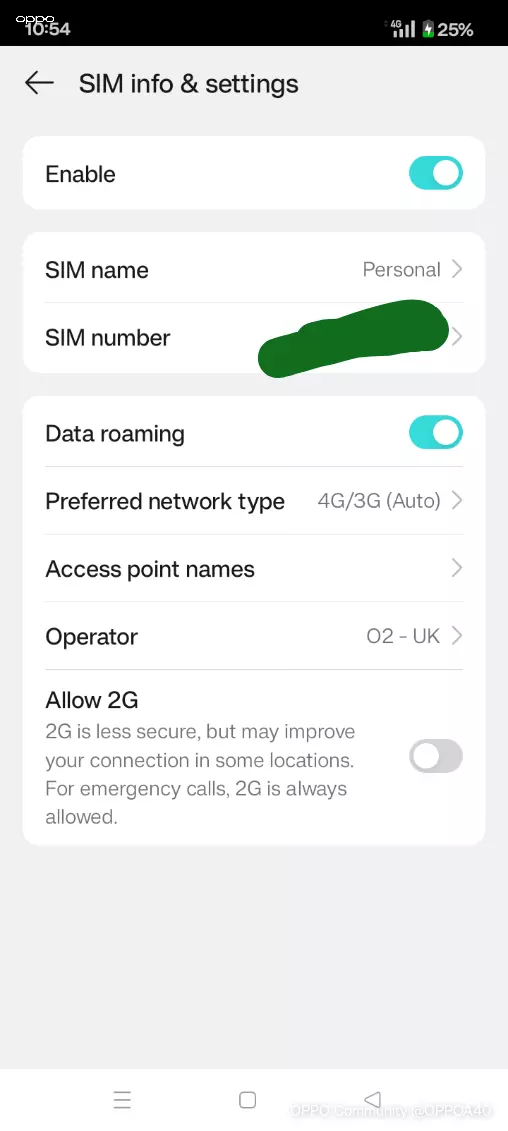 How get 4G calling on oppo A40 is a network issue or softwar
