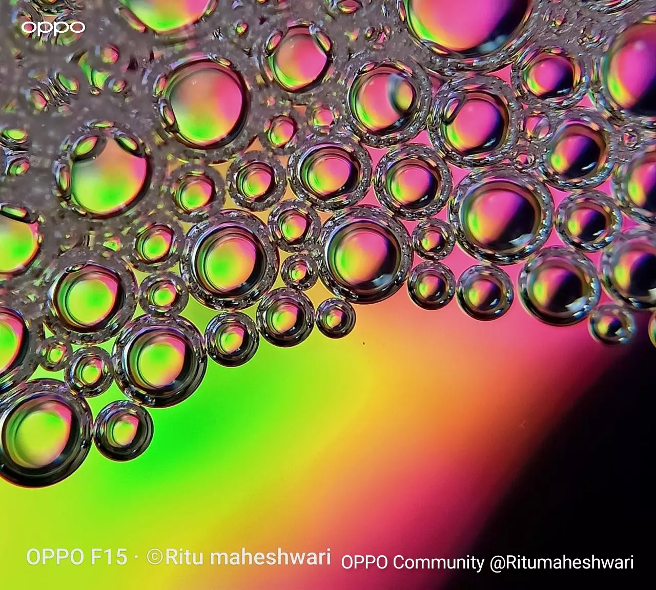 How I Created and Captured This Soap Bubble Shot in My OPPO F15
