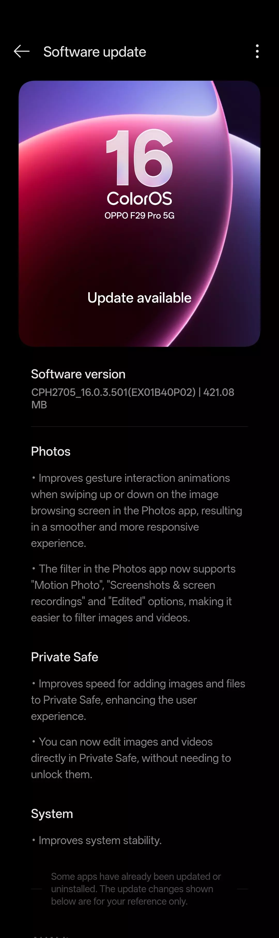 ANOTHER BETA UPDATE ON F29 PRO