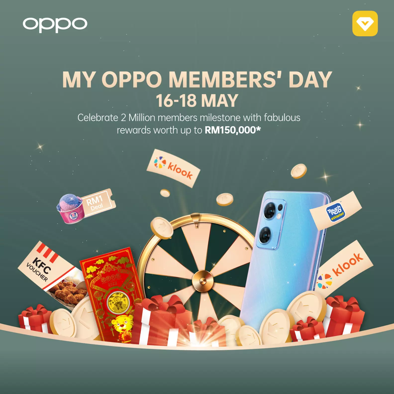 My OPPO Members' Day: Redeem your members' rewards now!