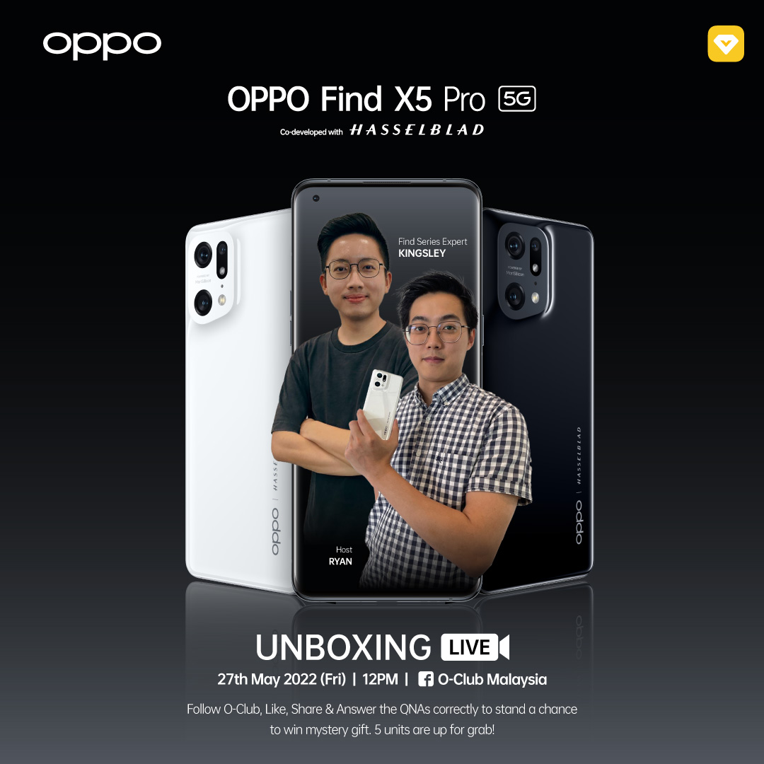 [Invitation] OPPO Find X5 Pro 5G LIVE Unboxing