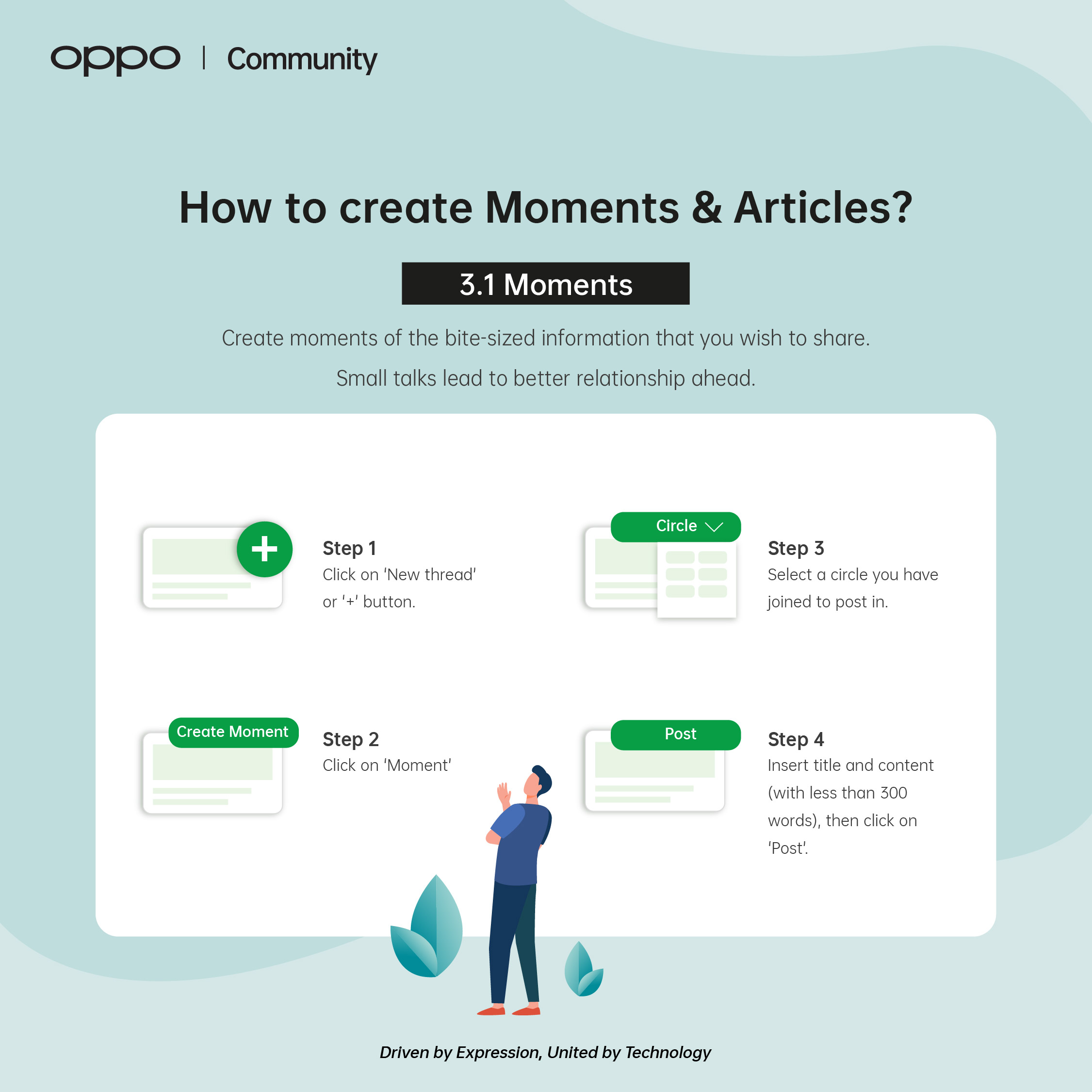 [About Community #3] How to create Moments & Articles?