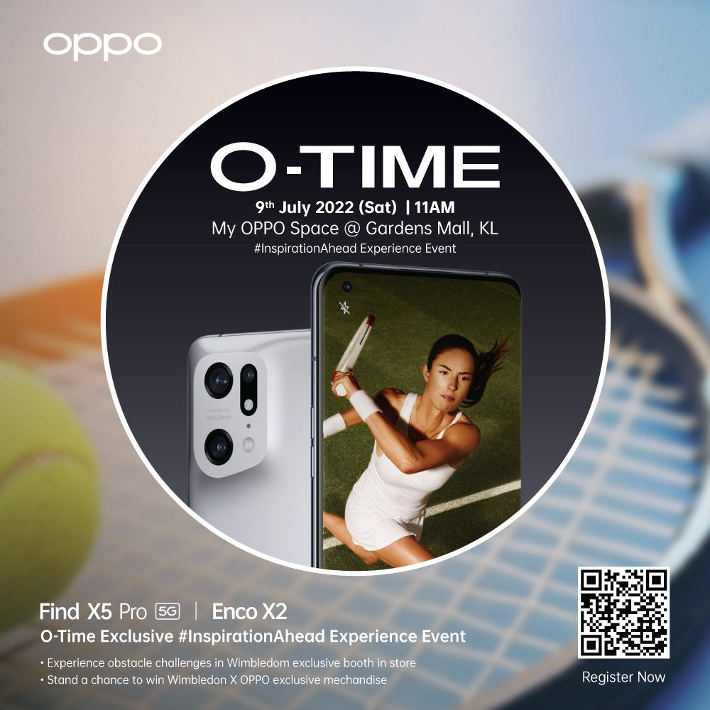 [Invitation] Wimbledon X OPPO O-Time Exclusive Experience Event