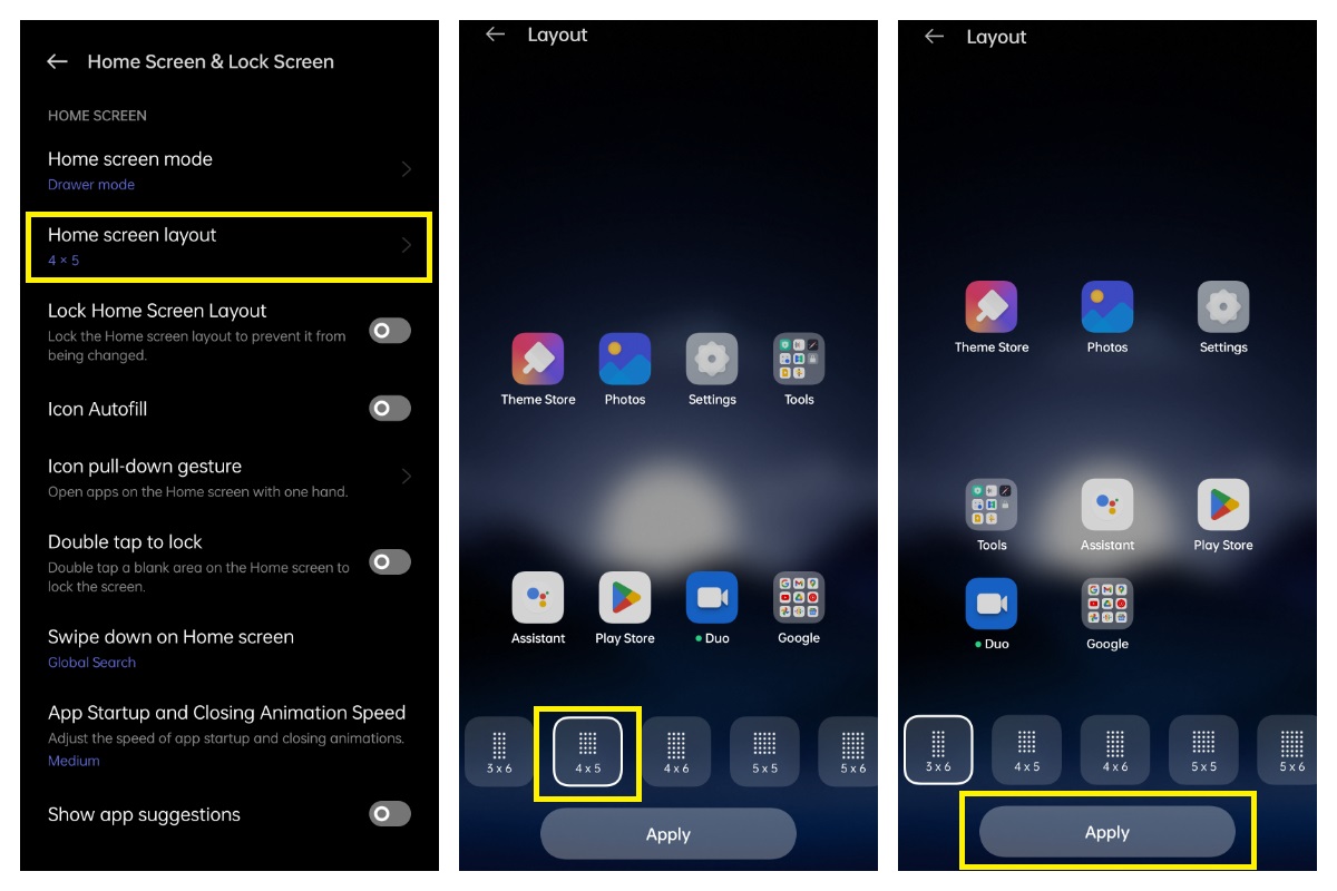 Get the best out of Home screen customizations with ColorOS 12.1