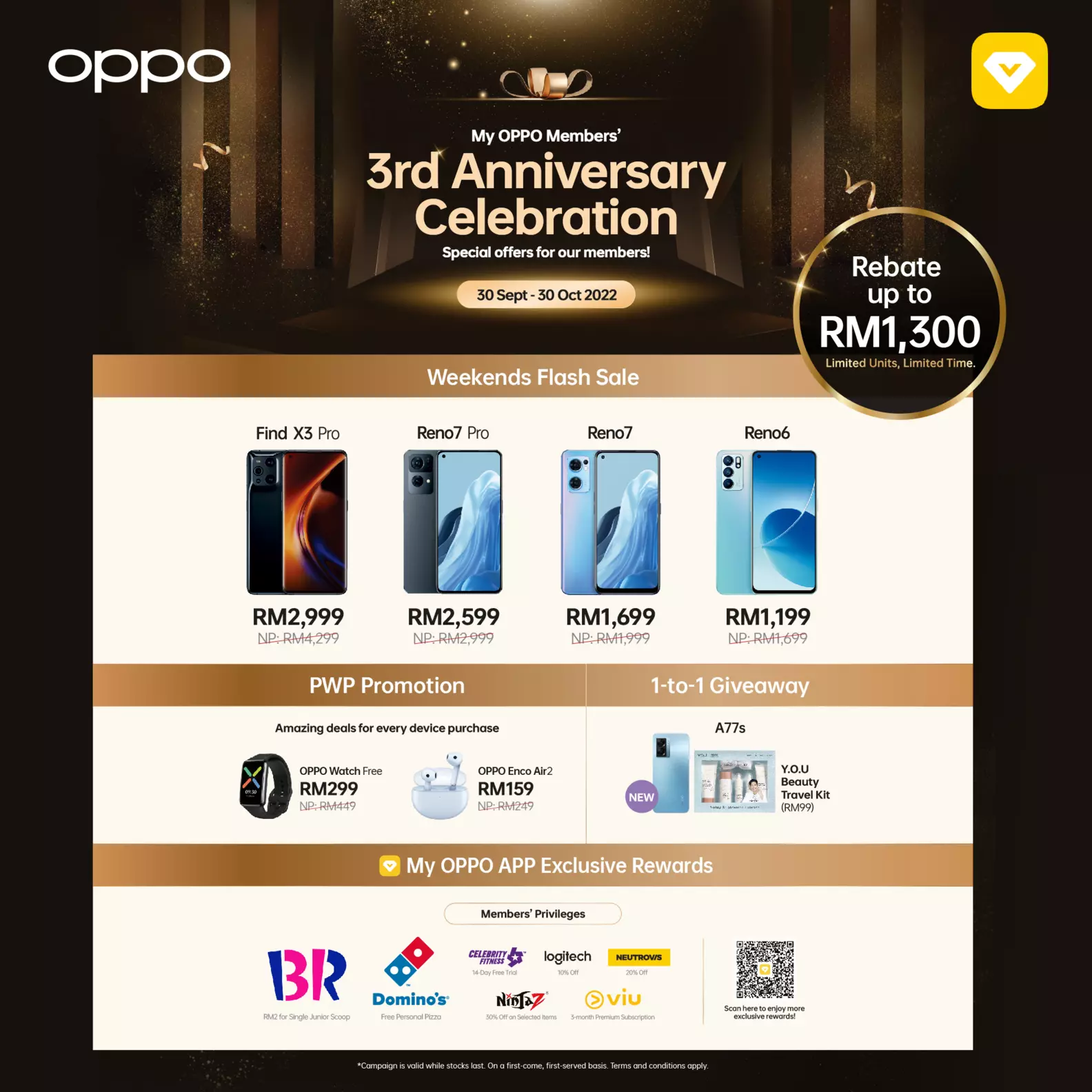 My OPPO Members' 3rd Anniversary Celebration