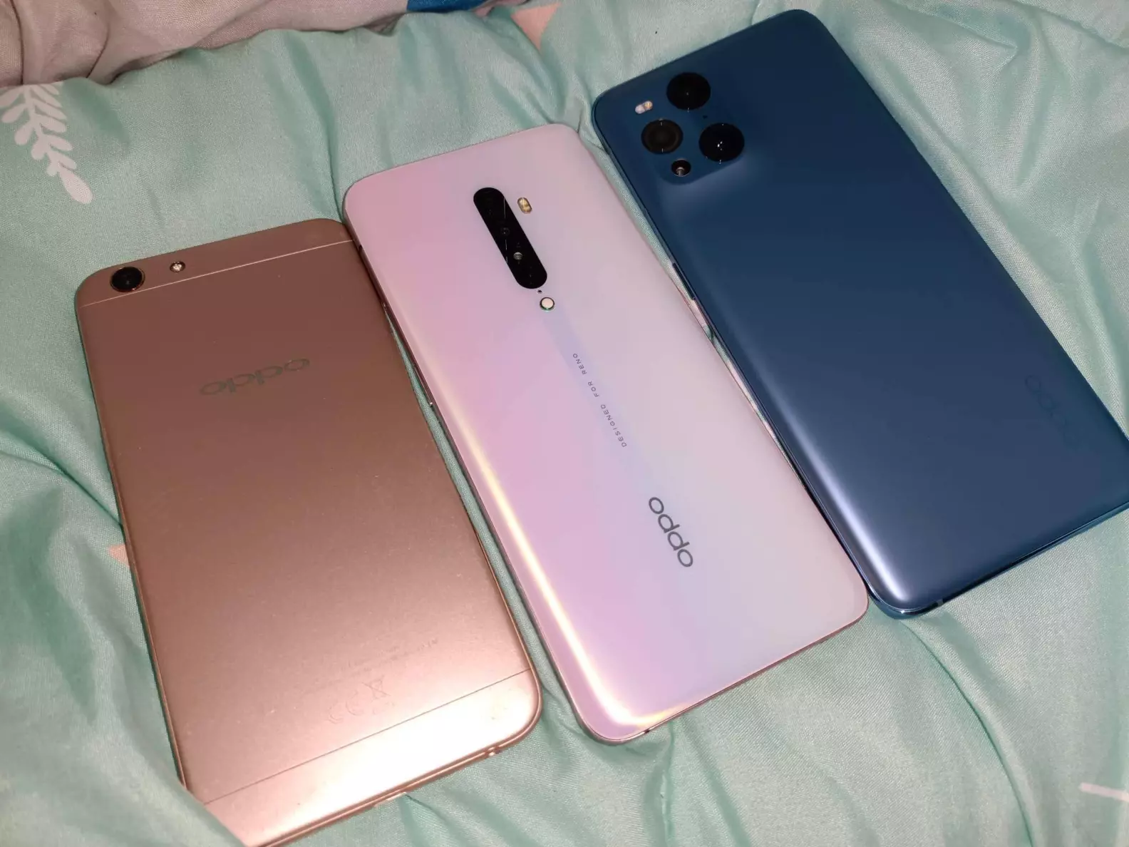 My first OPPO to my newest OPPO. From left , I got my first