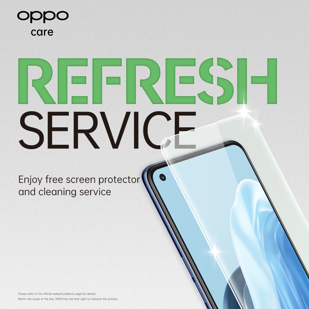 Do you Know Now OPPO give free Refresh Service In Malaysia