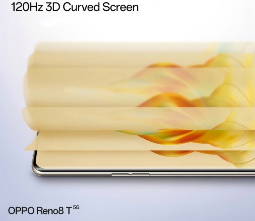 1 Billion Colour Display and High Refresh rate: OPPO Reno8 T