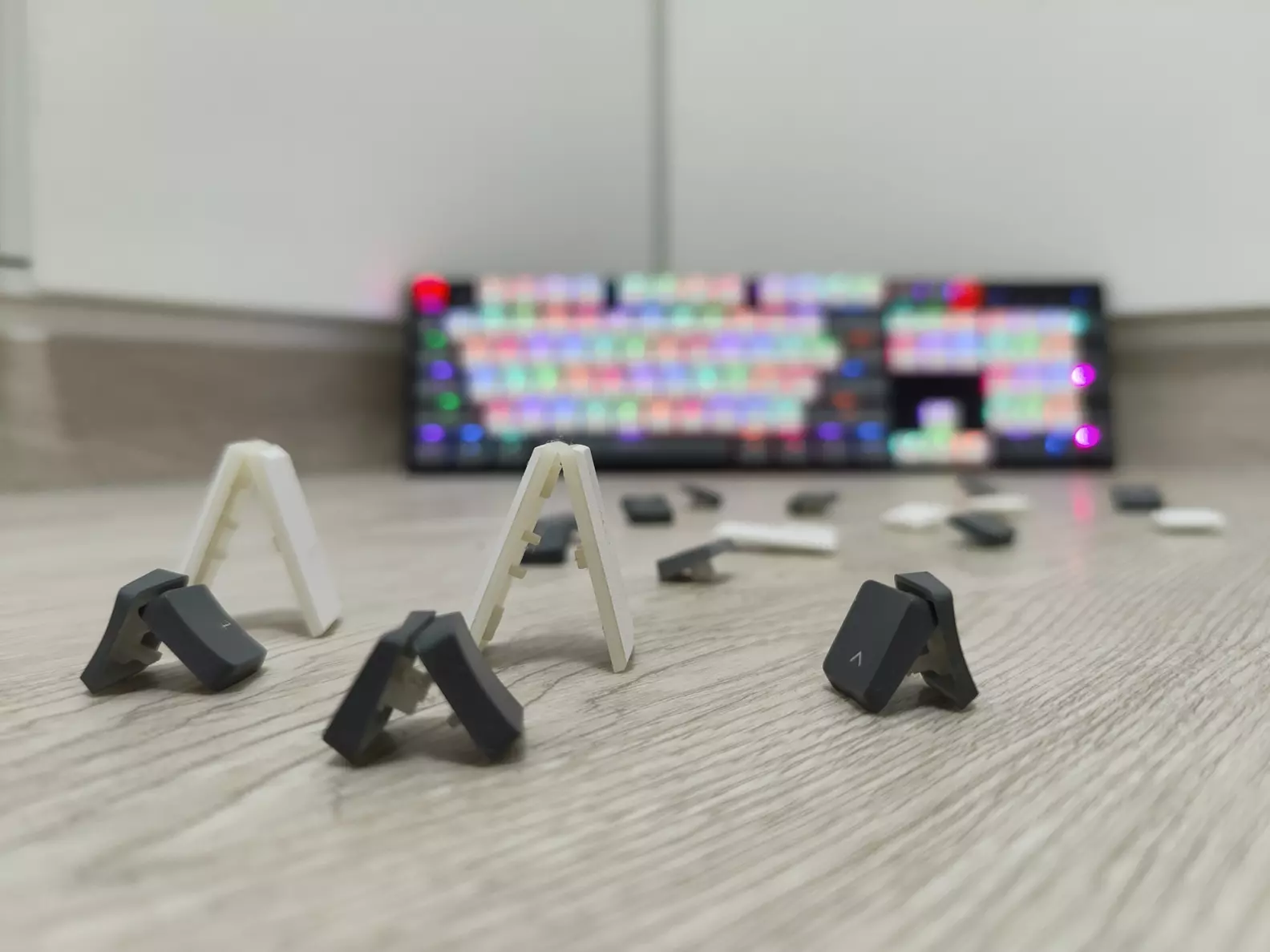 Let's stand, keycaps!