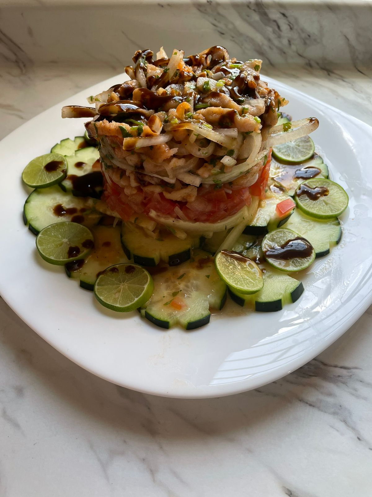 Sailfish Ceviche Tower 🤌🏻Today we are inspired and gratefu