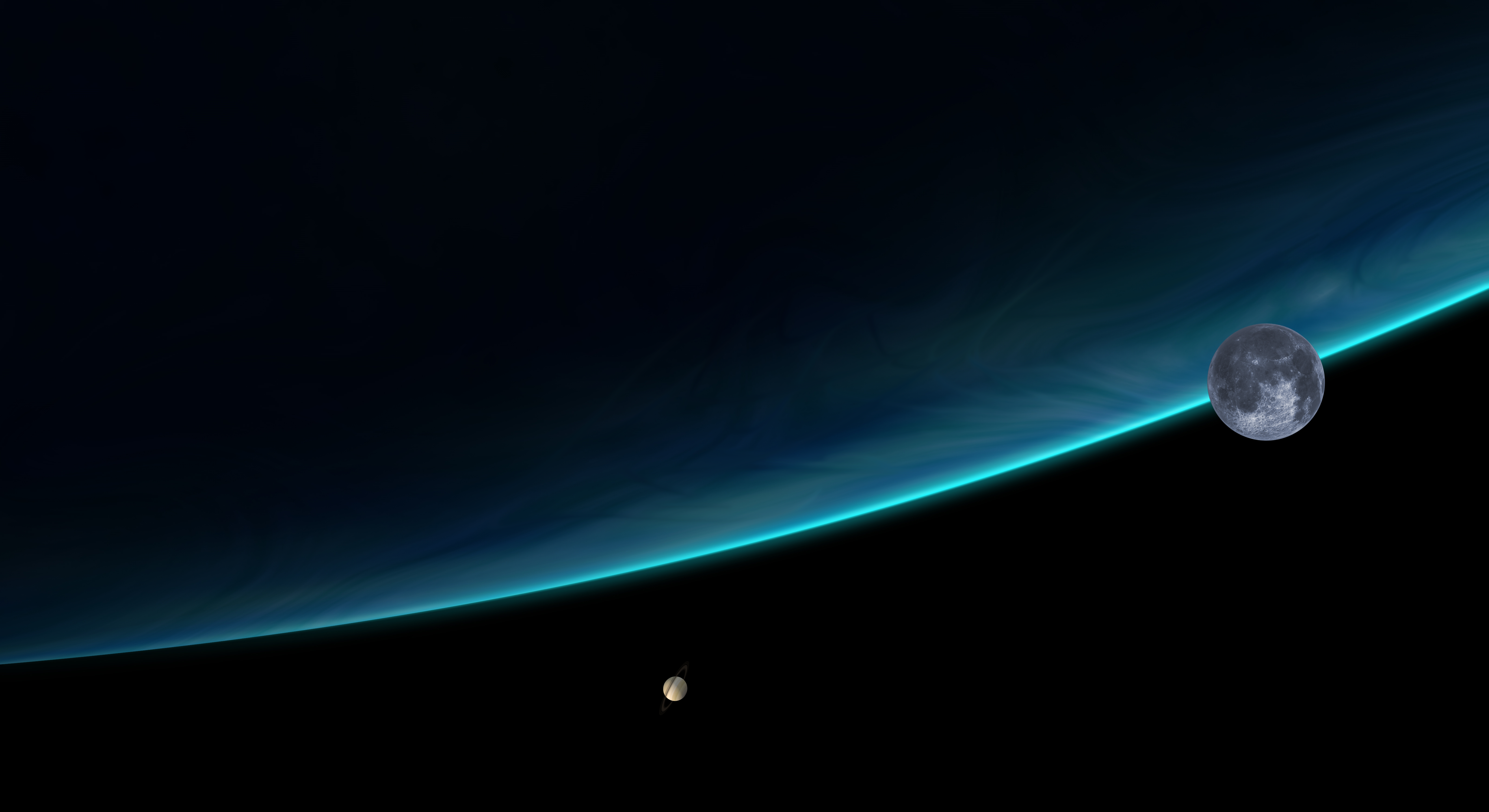Blue Moon Wallpaper Desktop
