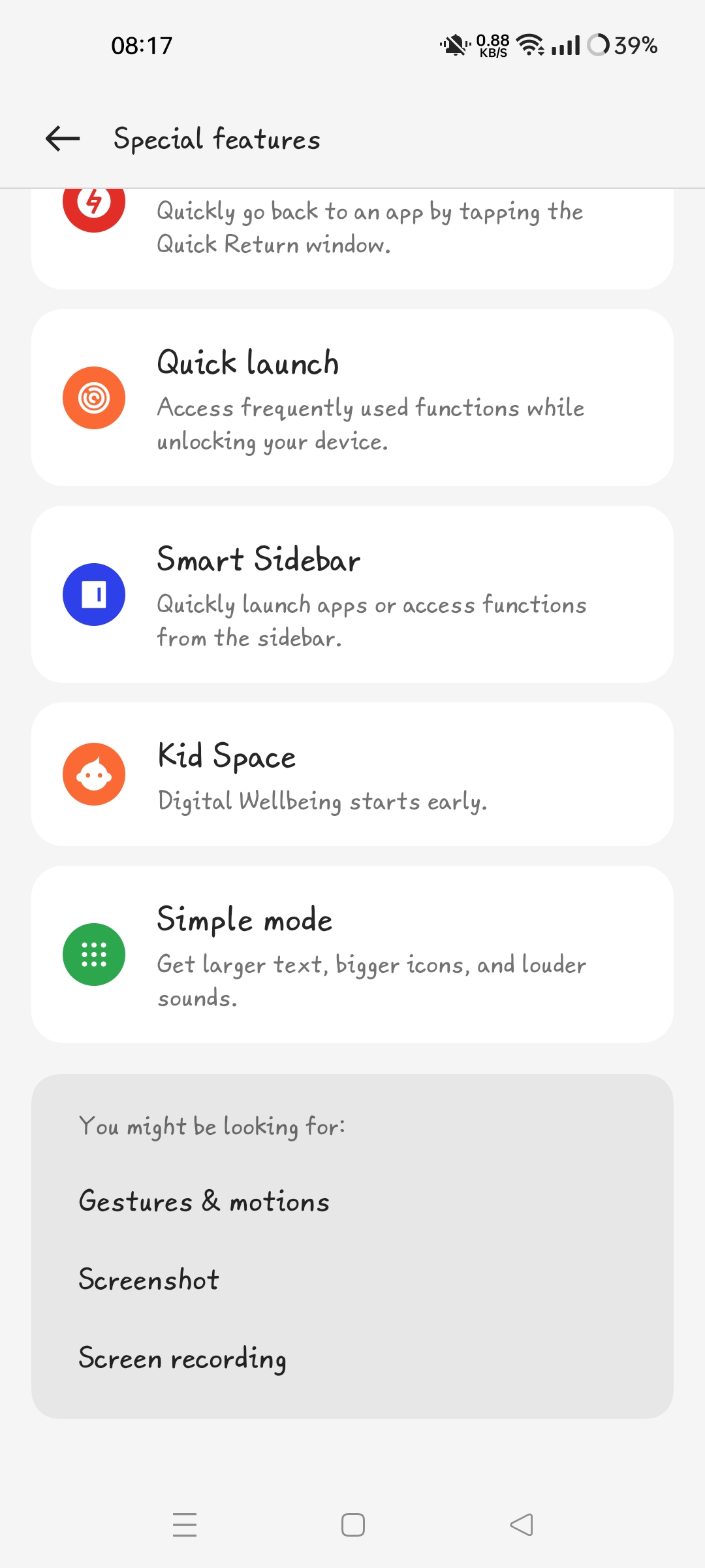 OPPO Feature for me