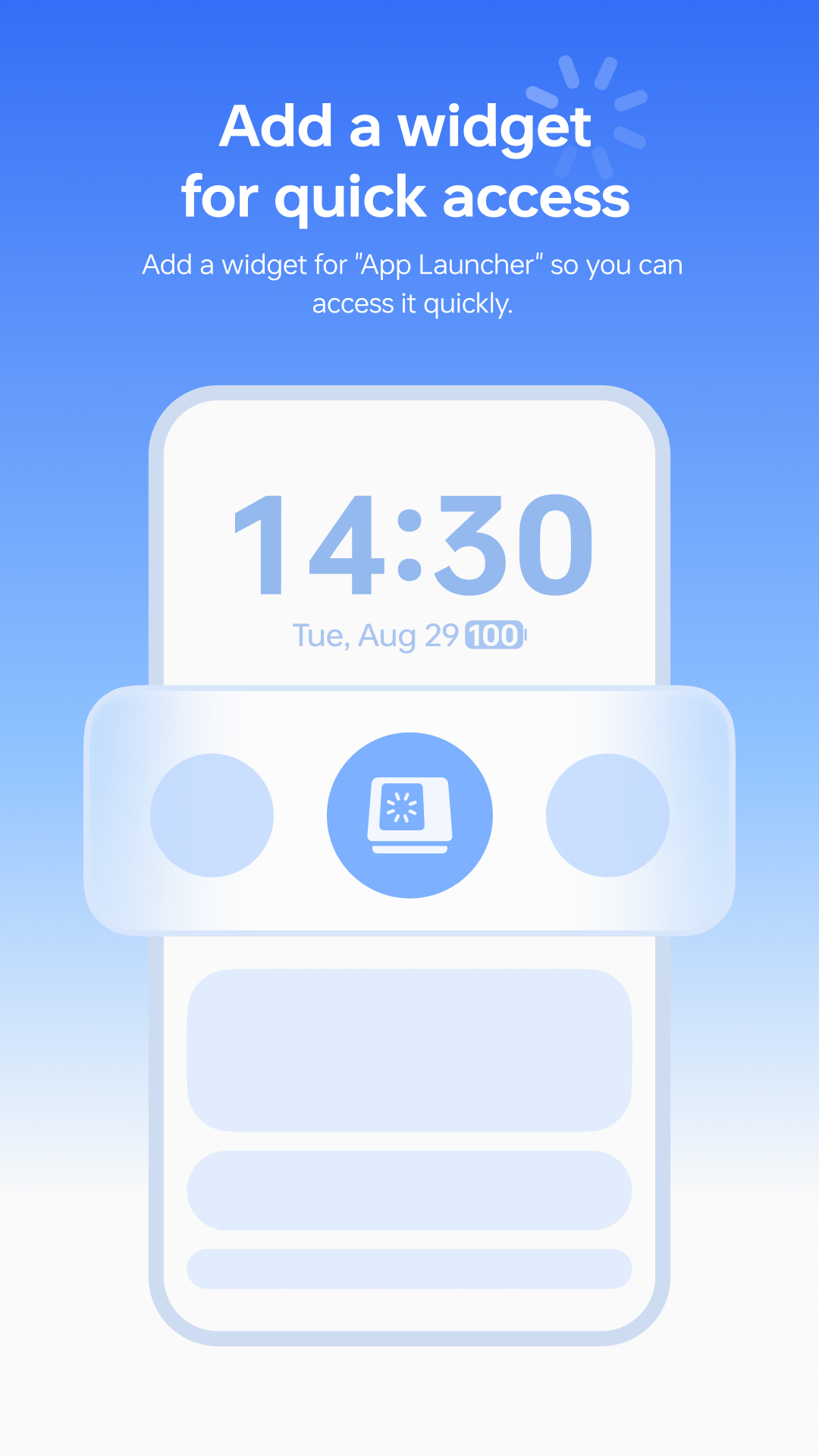 App launcher on OPPO Find N3 Flip